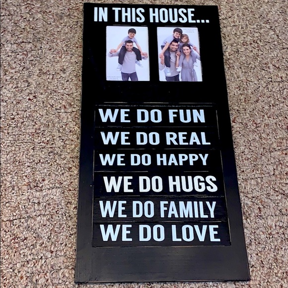 Other | In This House Rules Frame Farmhouse Decor | Poshmark